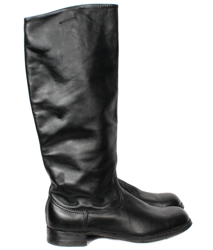 Soft Leather High Soviet OFFICER riding BOOTS new Chrome – soviet ...