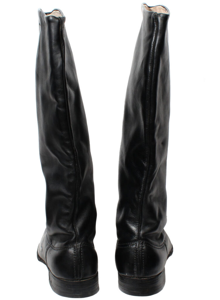 Soft Leather High Soviet OFFICER riding BOOTS new Chrome – soviet ...