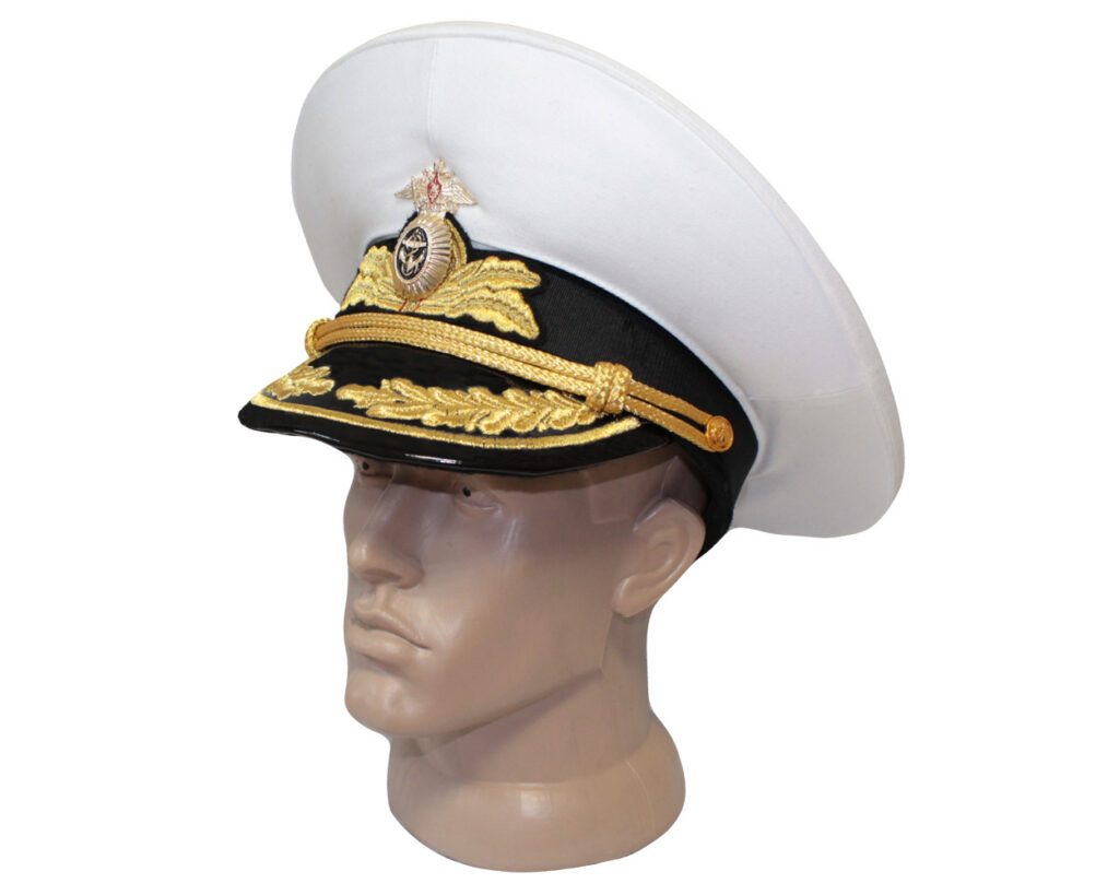 Russian Navy Fleet hat parade Admiral visor cap – soviet-surplus.com