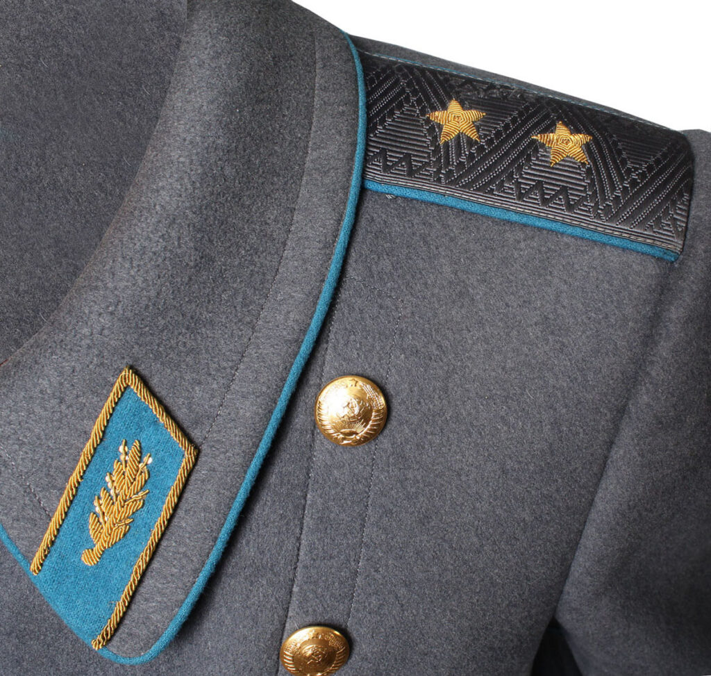 Soviet Union Air Force Generals gray parade overcoat Red Army warm ...