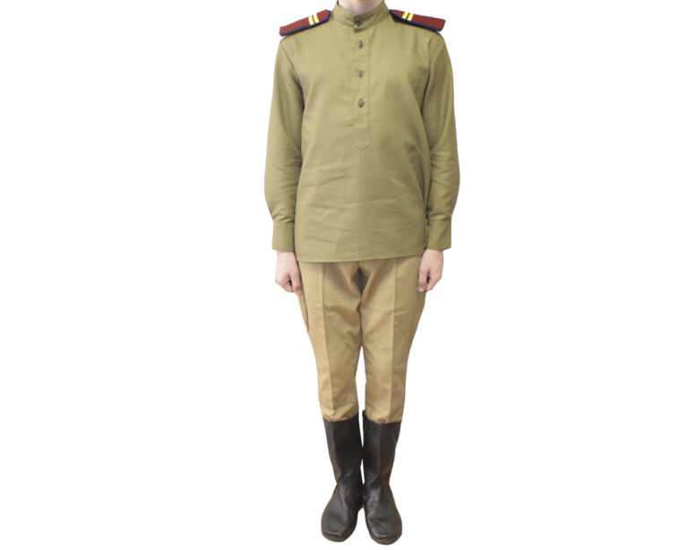 Soviet NKVD border guards KHAKI military uniform M35 – soviet-surplus.com