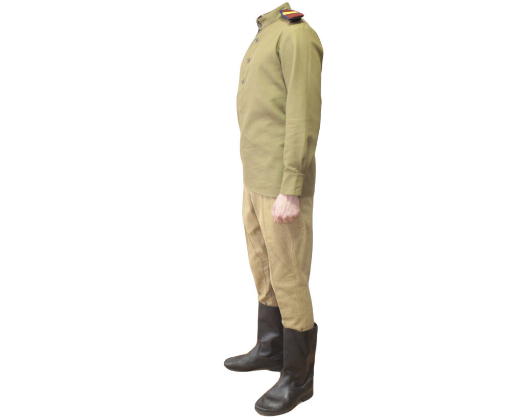 Soviet NKVD border guards KHAKI military uniform M35 – soviet-surplus.com