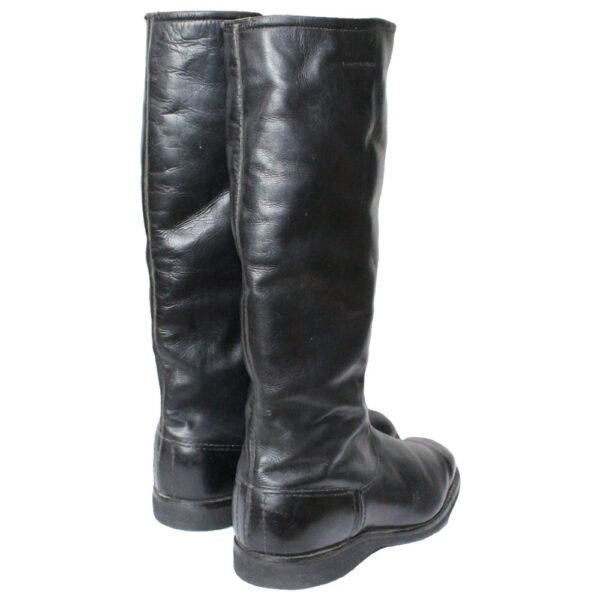 USSR WW2 Black Leather Soviet OFFICERS BOOTS – soviet-surplus.com