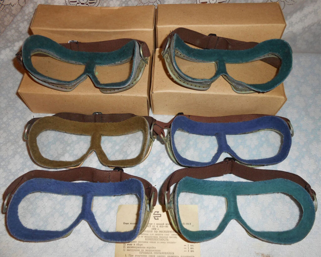 Genuine Air Force pilot Soviet Union goggles – soviet-surplus.com